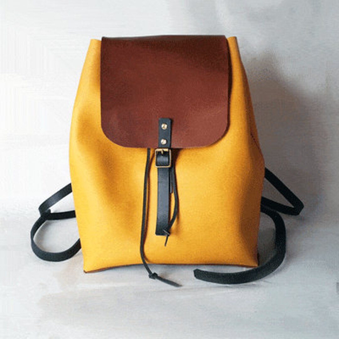 DIY Bag Kit #004 Leather Rucksack / Leather Backpack - Etsy