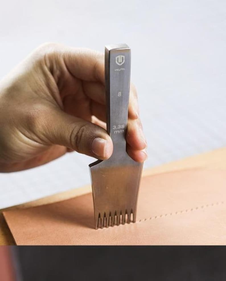French Style Pricking Iron for Hand Stitching Leather Crafting - Etsy