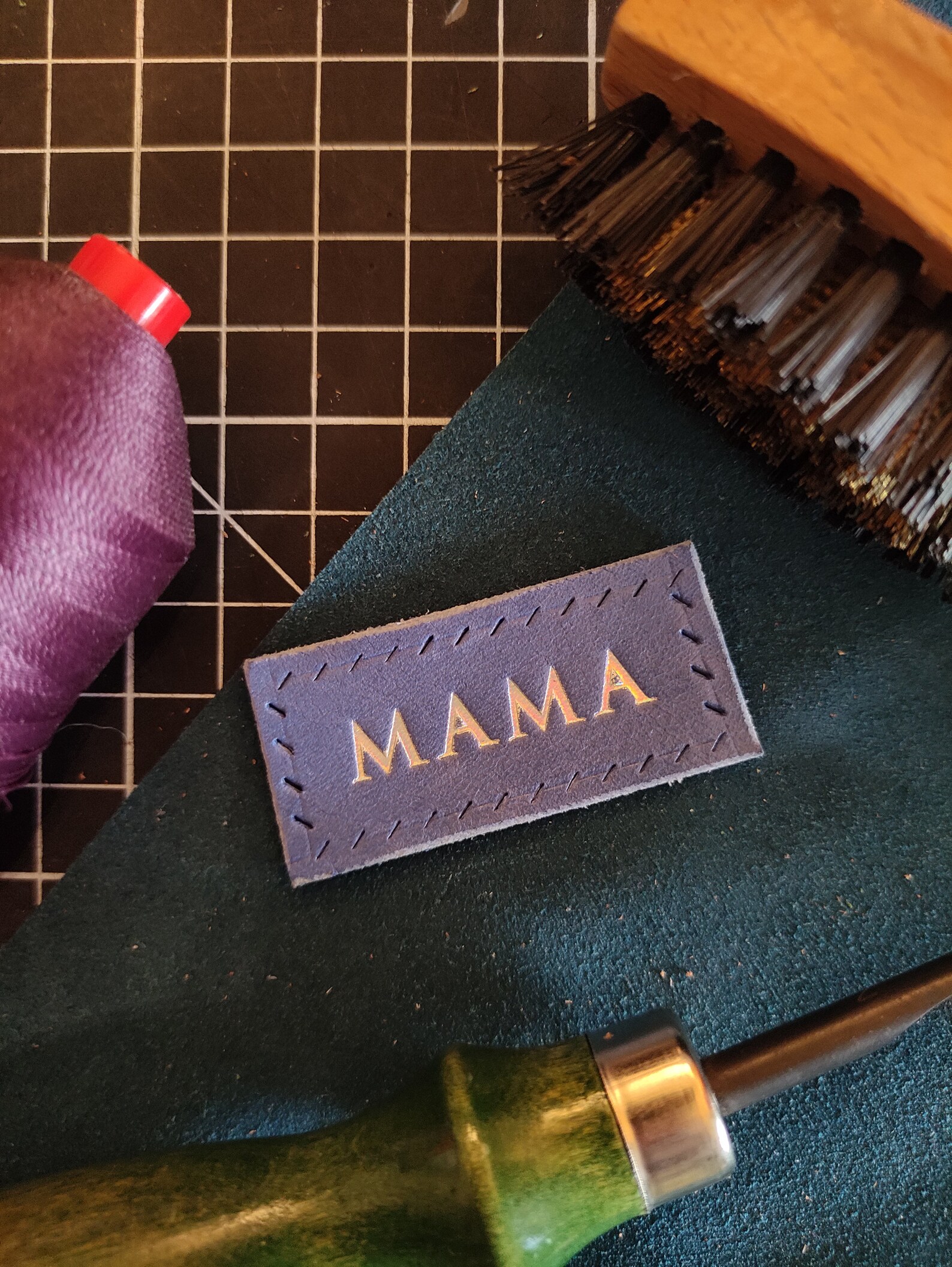 Personalised Name Tags, Custom Leather Labels , Personalized Gift Name ...