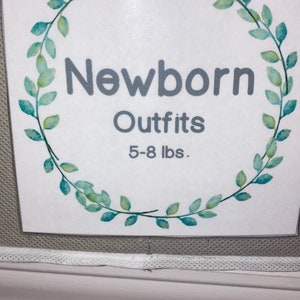 Editable* Labels for Baby Clothes Newborn-18 Months - Etsy