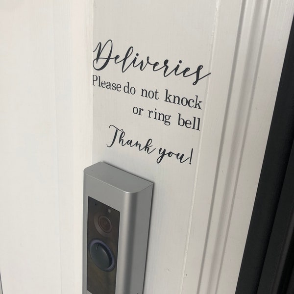 Do Not Ring Doorbell - Etsy