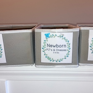 Editable* Labels for Baby Clothes Newborn-18 Months - Etsy