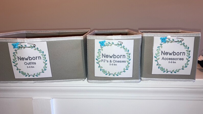 Editable Labels for Baby Clothes Newborn-18 Months - Etsy