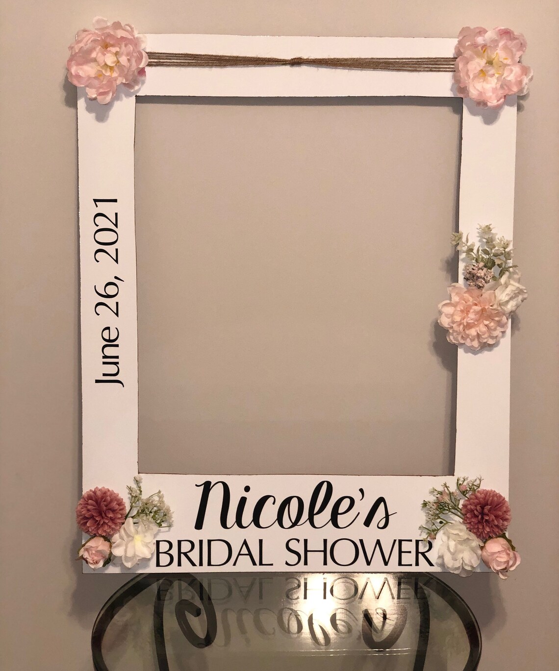 Welcome Sign and Photo Picture Frame Prop for Baby Shower - Etsy