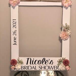 Welcome Sign and Photo Picture Frame Prop for Baby Shower - Etsy