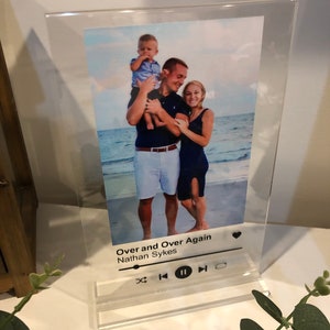 Photo Float Frame With Playing Music Song and Singer - Etsy