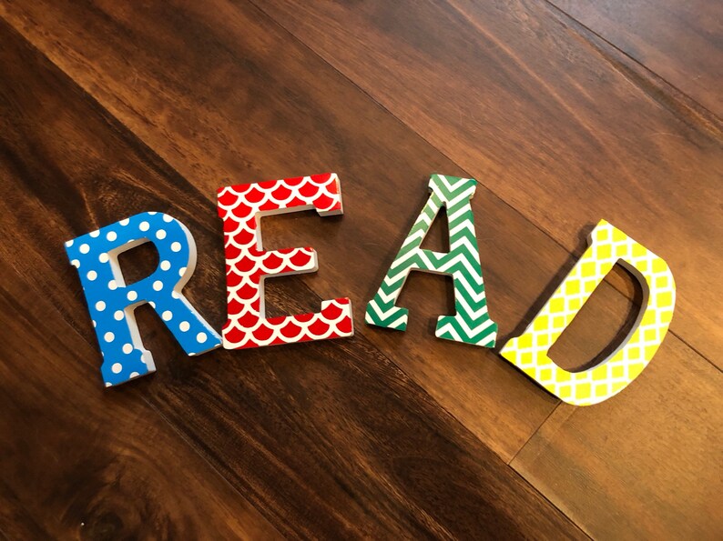 READ Letters Word Decor Classroom | Etsy