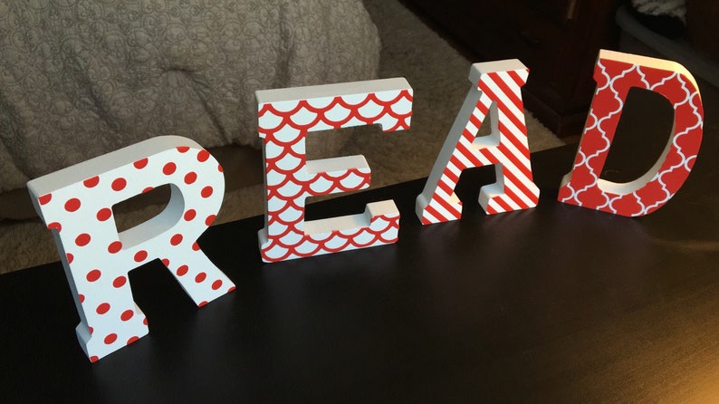 READ Letters Word Decor Classroom | Etsy