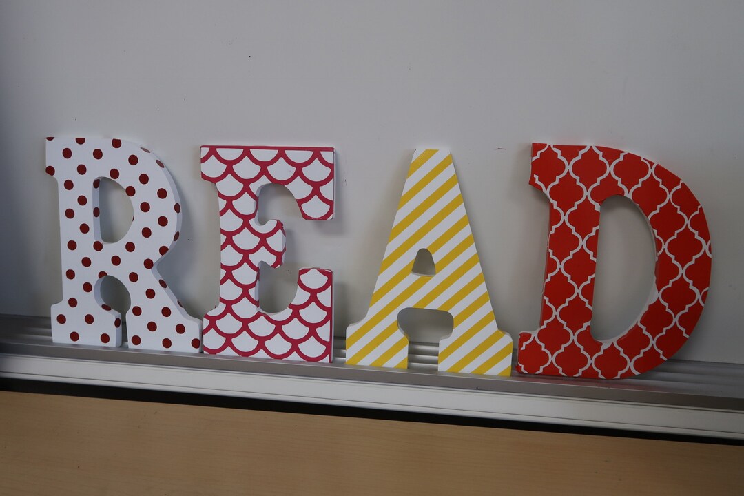 READ Letters Word Decor (classroom) - Etsy