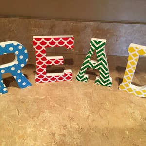 READ Letters Word Decor (classroom) - Etsy