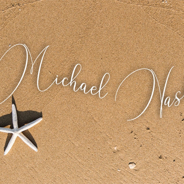 Names in the Sand - Etsy