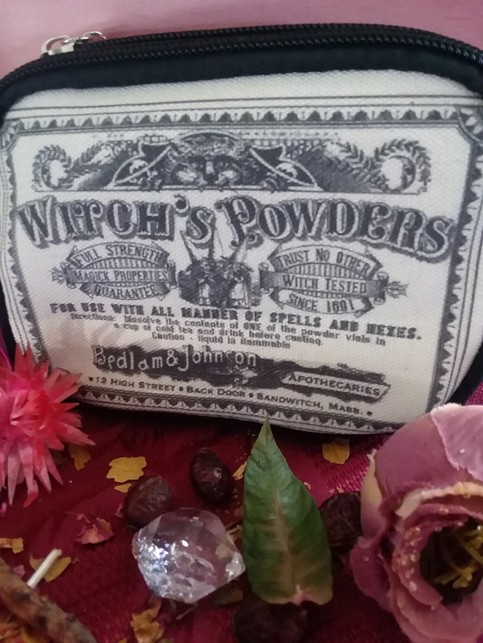 Witch Conjure Powder Purse for Hexes Spells Magickal Rituals - Etsy