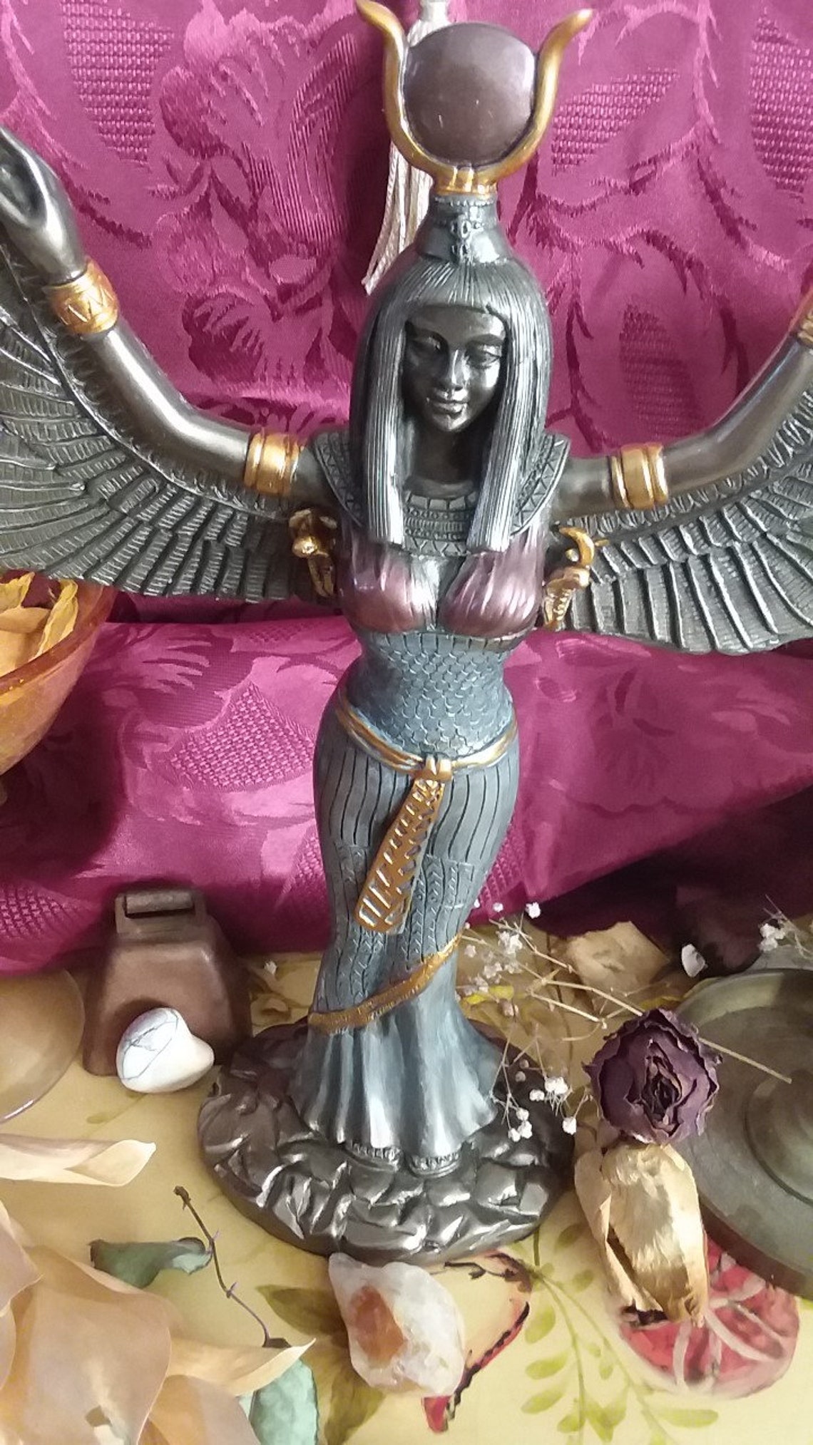 Isis Ancient Egyptian Goddess-magical Healer-she Cured the - Etsy