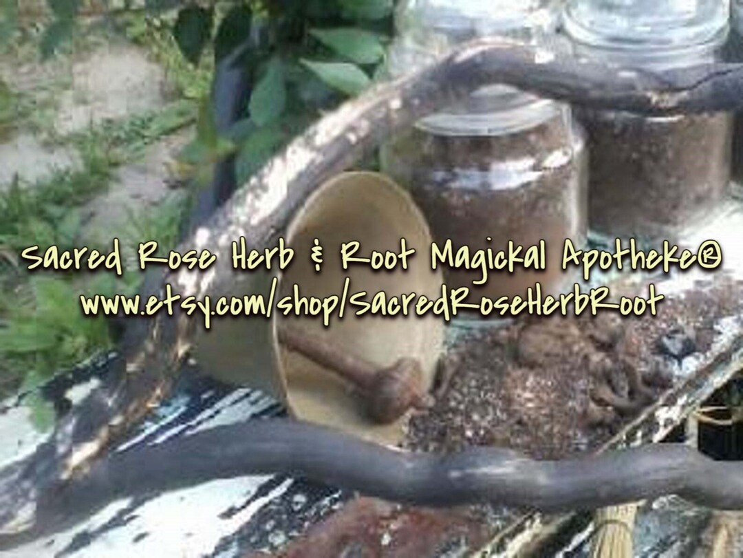 Sacred Rose Herb & Root Witches Black Salt-ritual for Cleaning - Etsy