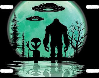 Alien License Plate | Etsy