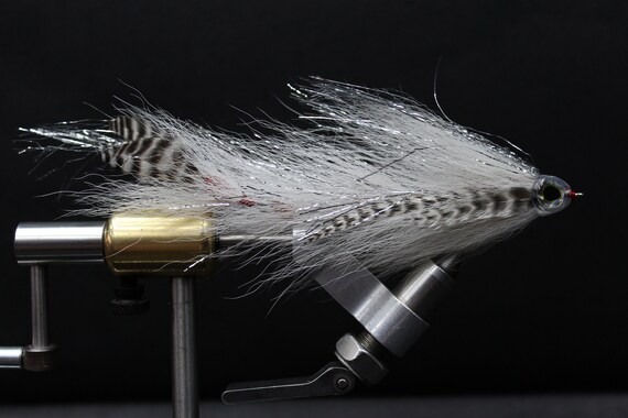 White Grizzly-big Game Changer Fly Fishing Flies-articulated | Etsy