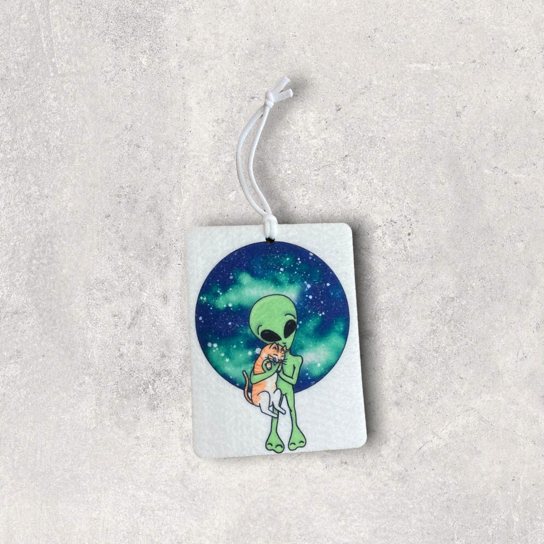 Alien W Cat Air Freshener- Unscented - Cute Orange Ginger Kitten ...