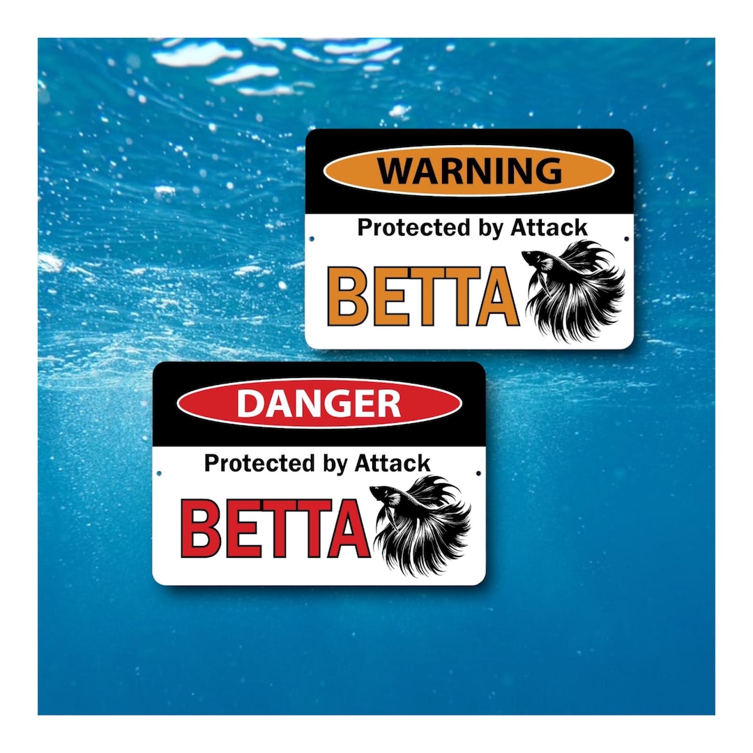 Warning Protected by Attack Werewolf - Metal Wall Sign - Indoor Outdoor ...