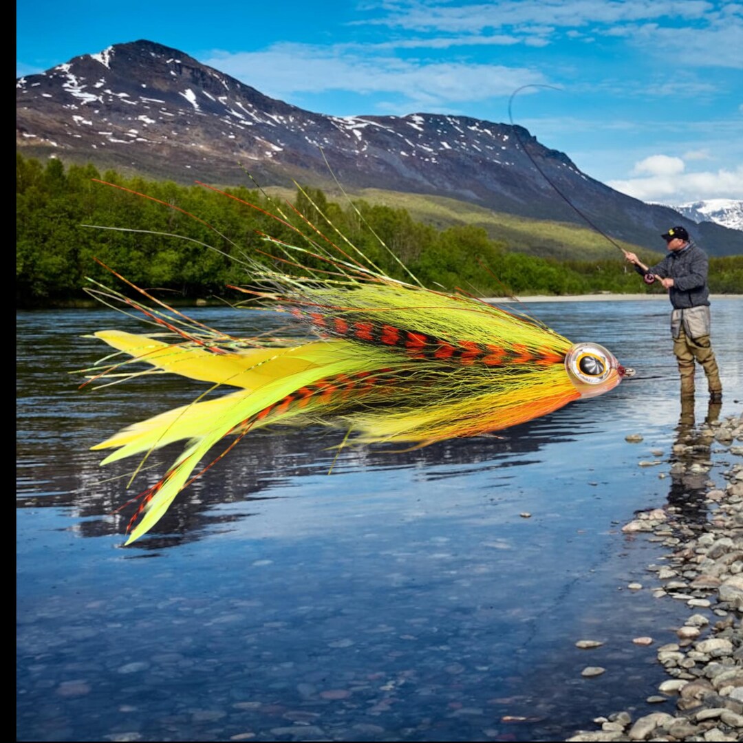 Firetiger Perch Flies for Fly Fishing Masked Deceiver Big Game Single ...