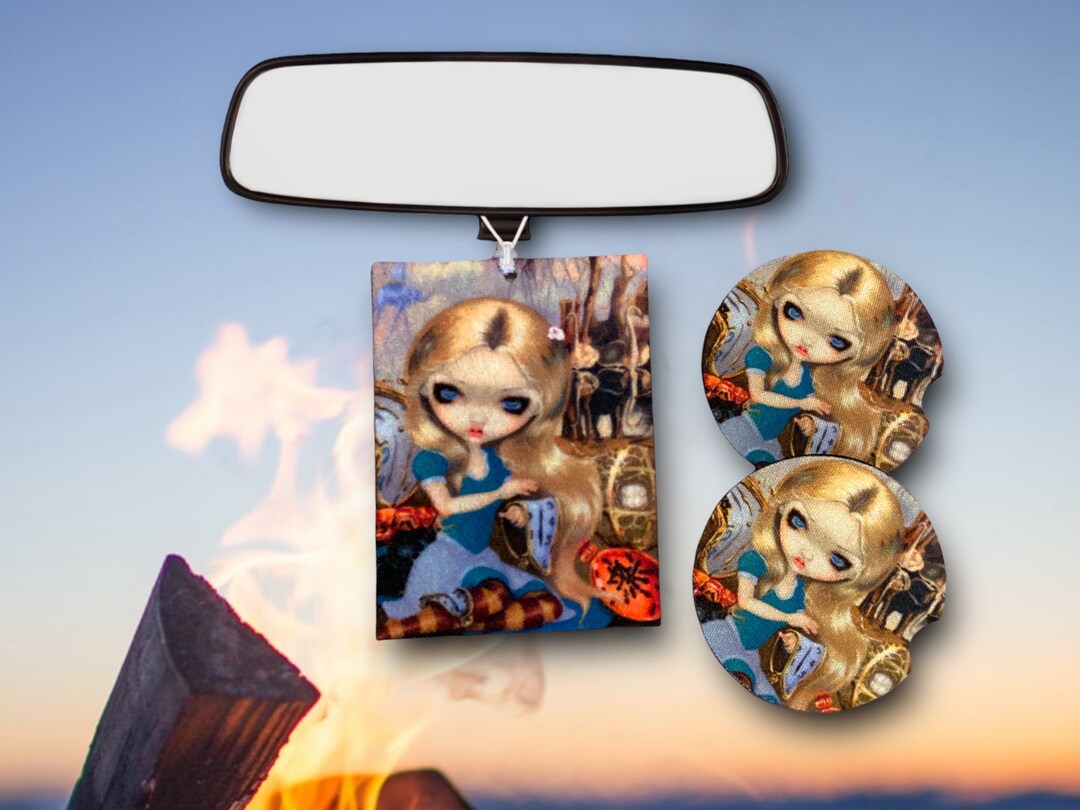 Alice in a Dali Dream 3pc Car Accessories - Twisted Wonderland ...