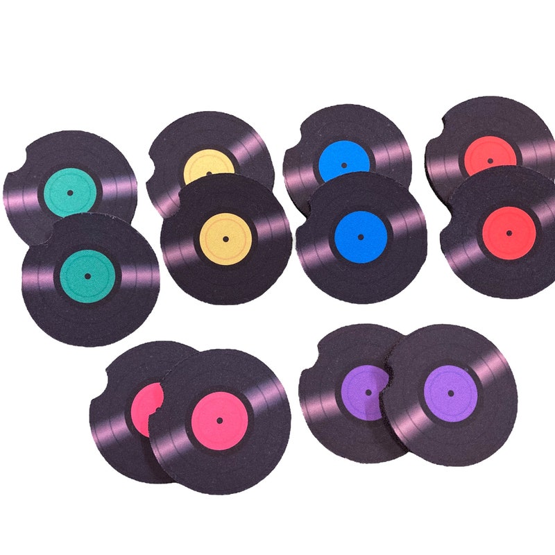 Vinyl Coasters - Etsy
