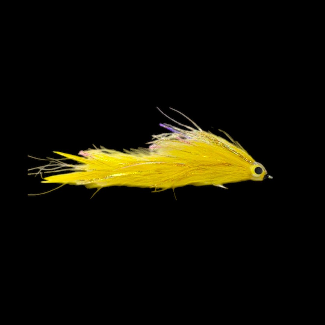Yellow Big Game Changer Fly Fly Fishing Flies Jointed Muskie Pike ...