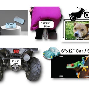 Bigfoot Alien UFO License Plate - Custom Cryptid Car Tag - Personalized ...