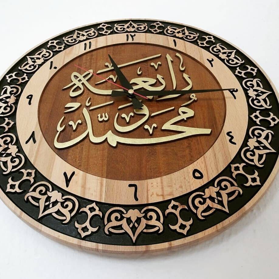 Personalize Your Wooden Clock custom Wall Clock wood Carving - Etsy