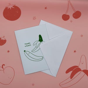 Thank You Card - Punny Card - Card for Loved One - Greetings Card ...