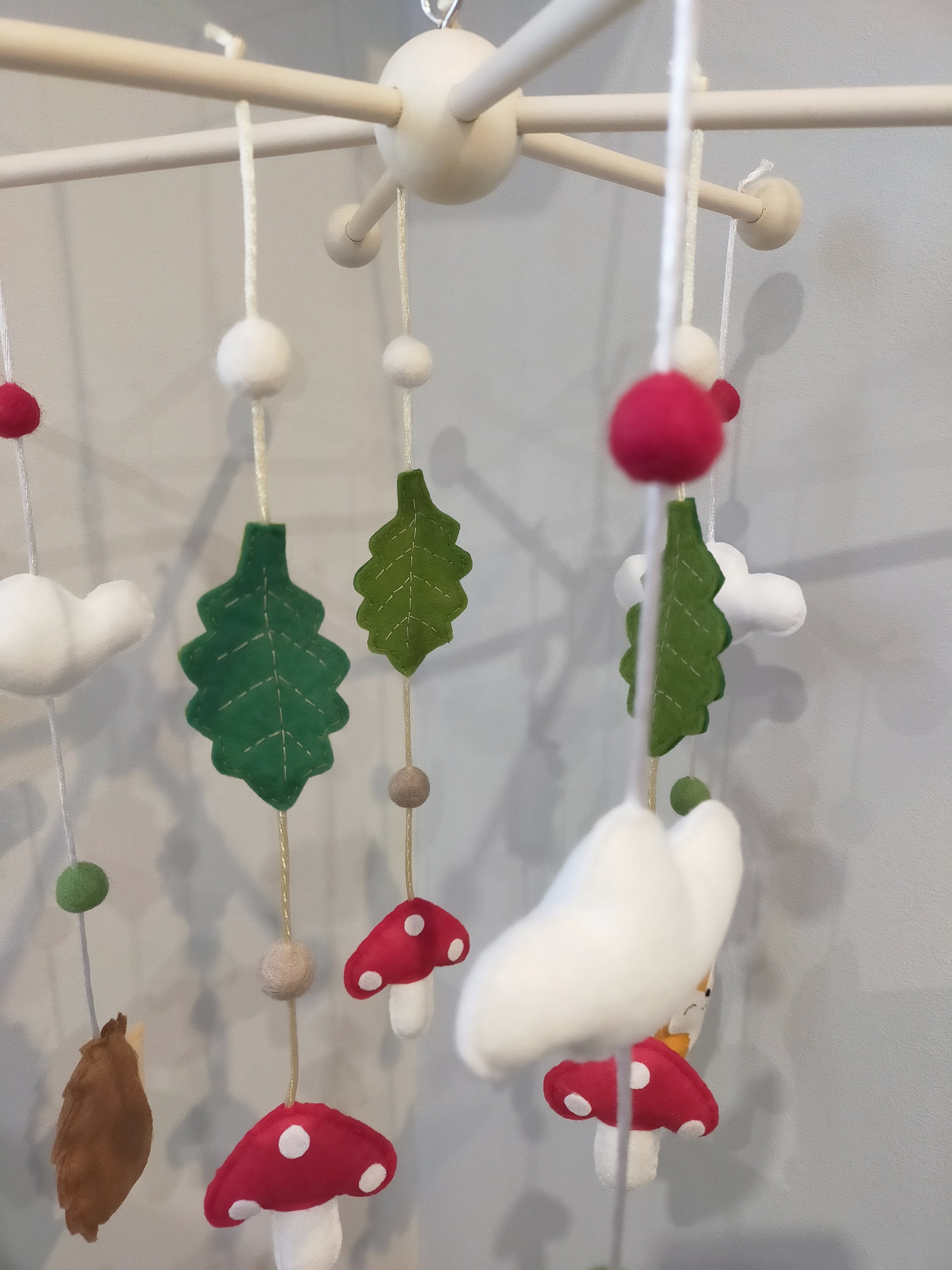 Mobile Baby Animals of the Forest Decoration Baby Room Deer - Etsy