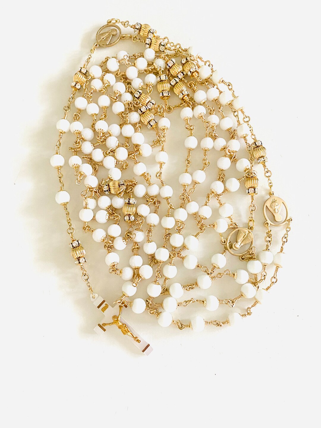 Wedding Lasso Rosary Gold Filled Wire Heirloom Style Custom Made - Etsy