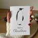 Printable Christmas Card / Penguin Card / Downloadable - Etsy