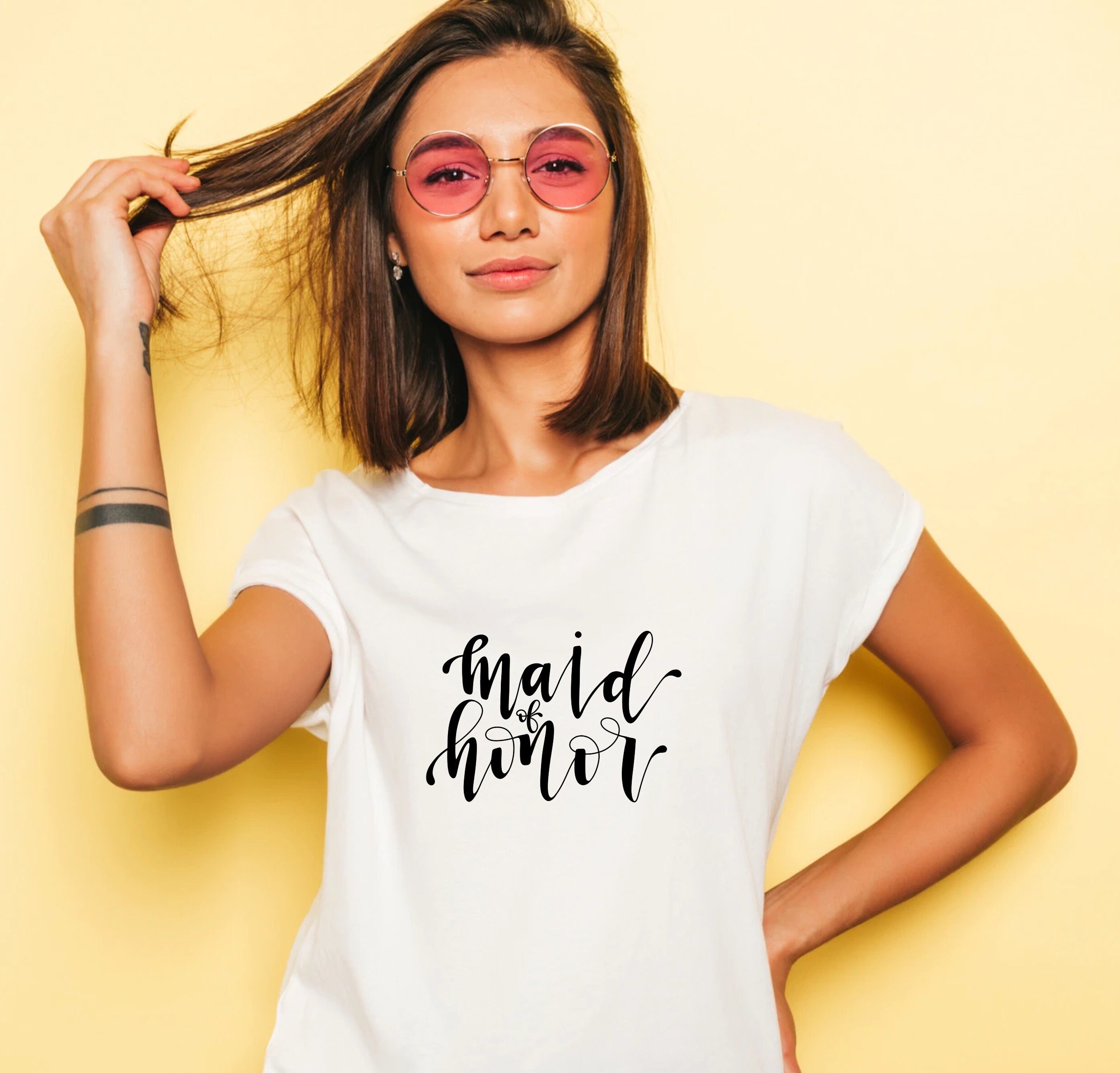 Maid of Honor Font Bundle / Font SVG Bundle / Svg Bundle / Wedding Svg ...