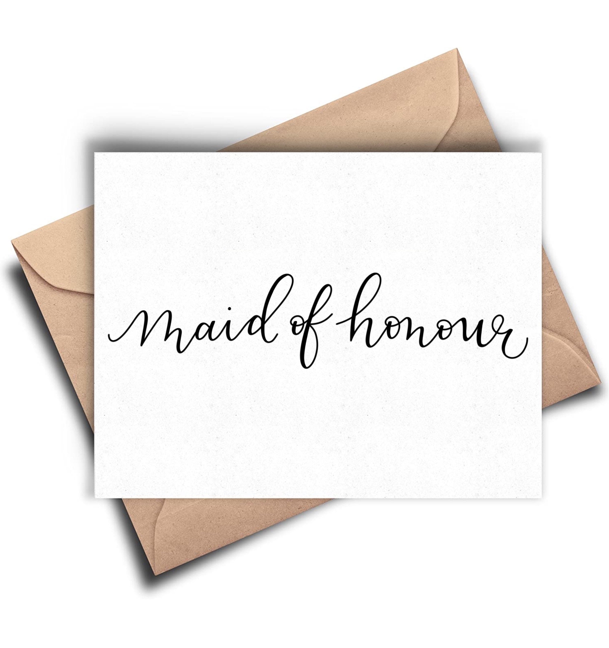 Maid of Honour Font Bundle / Font SVG Bundle / Bundle / Wedding Svg ...