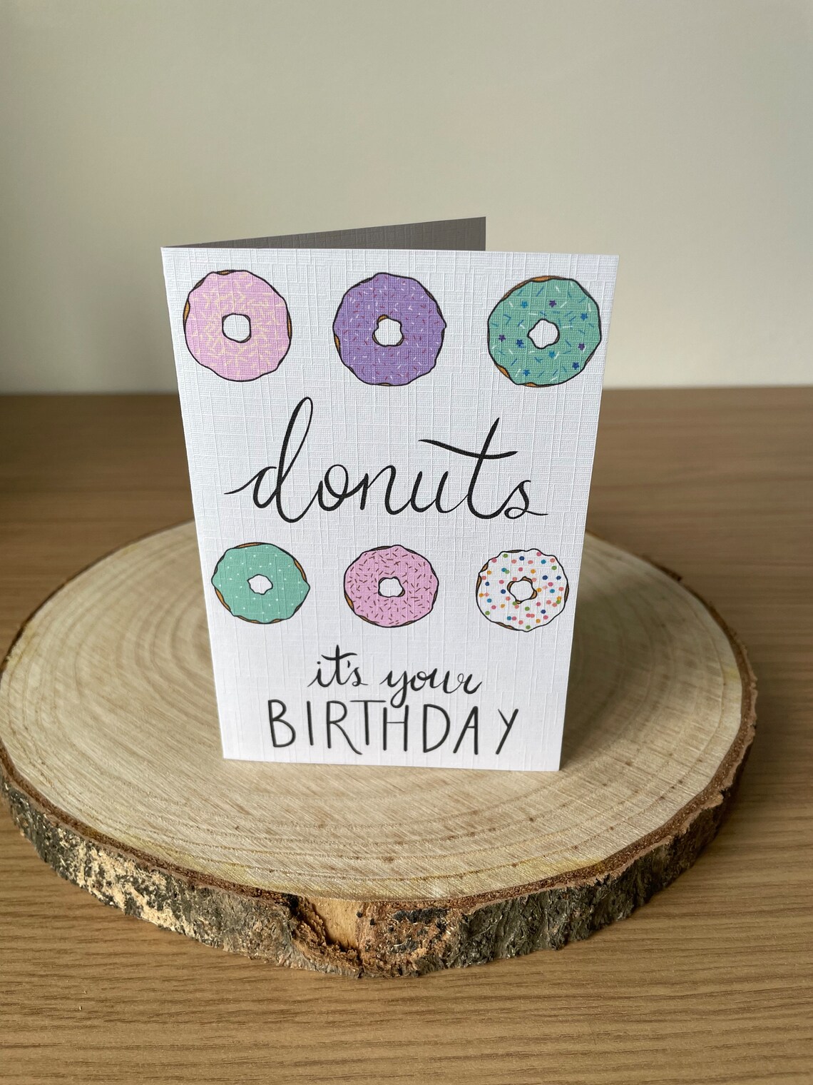 Donuts Its Your Birthday Printable Card / Birthday Card / - Etsy