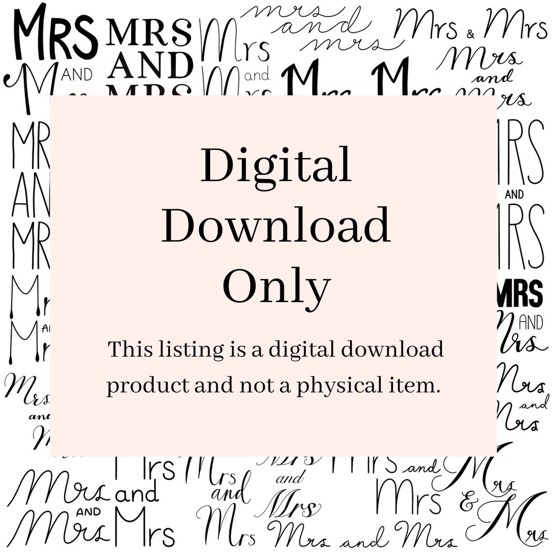 Mrs and Mrs Font Bundle / Font SVG Bundle / Svg Bundle / Wedding Svg ...