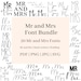 Mr and Mrs Font Bundle / Font SVG Bundle / Svg Bundle / Wedding Svg ...