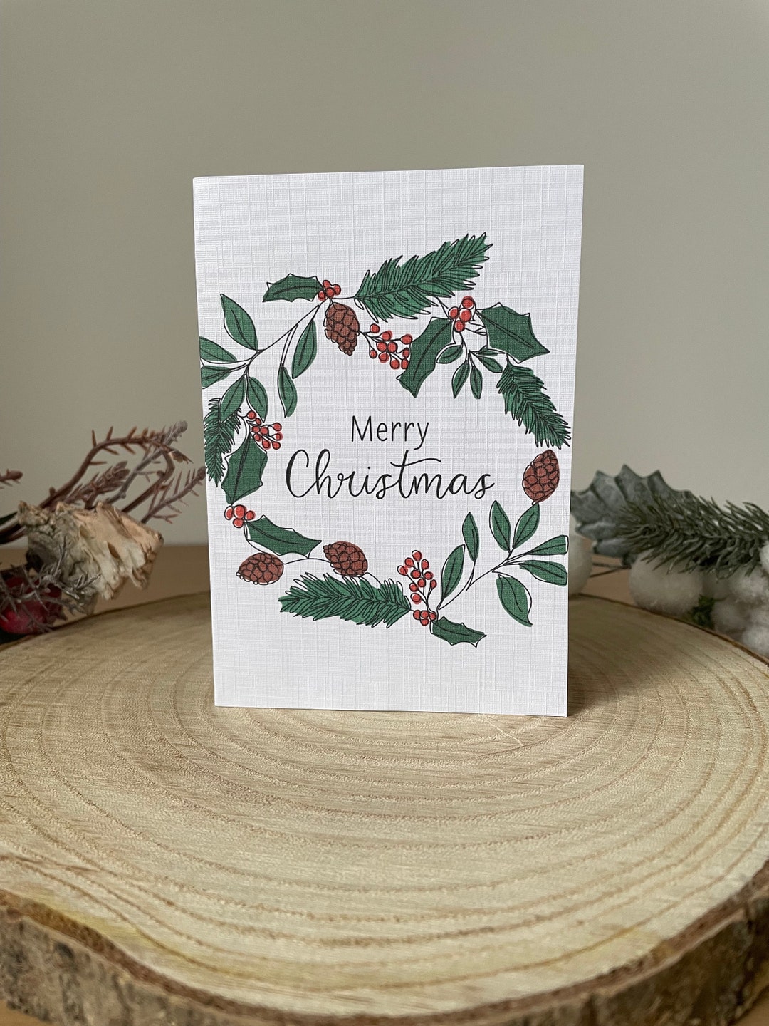 Printable Christmas Card / Christmas Reef Card / Downloadable Christmas ...