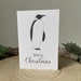 Printable Christmas Card / Penguin Card / Downloadable - Etsy