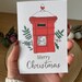 Printable Christmas Card / Post Box Card / Downloadable Christmas Card ...