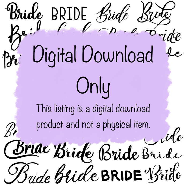 Bride Font Bundle / Bride Font SVG Bundle / Svg Bundle / - Etsy