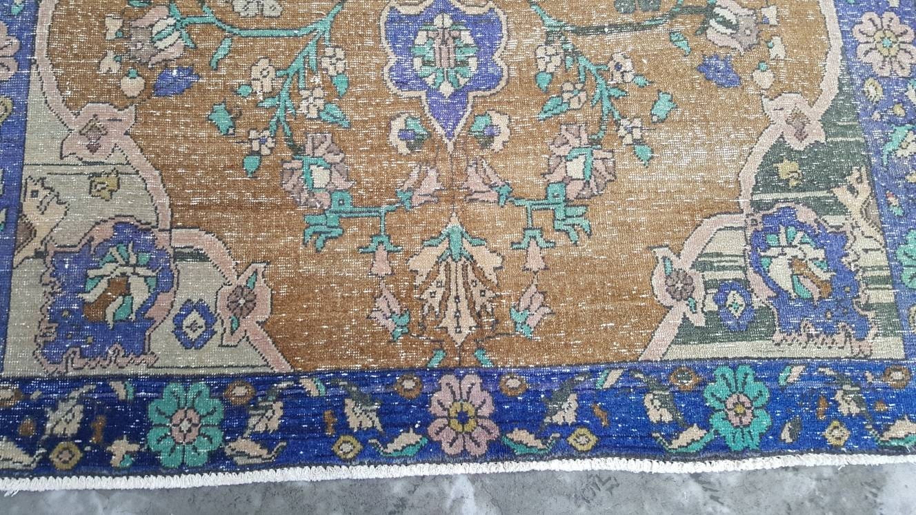 Anatolian Turkish Rug 5.8x9.8 Ft Turkish Rug Boho Rug Traditional Rug ...