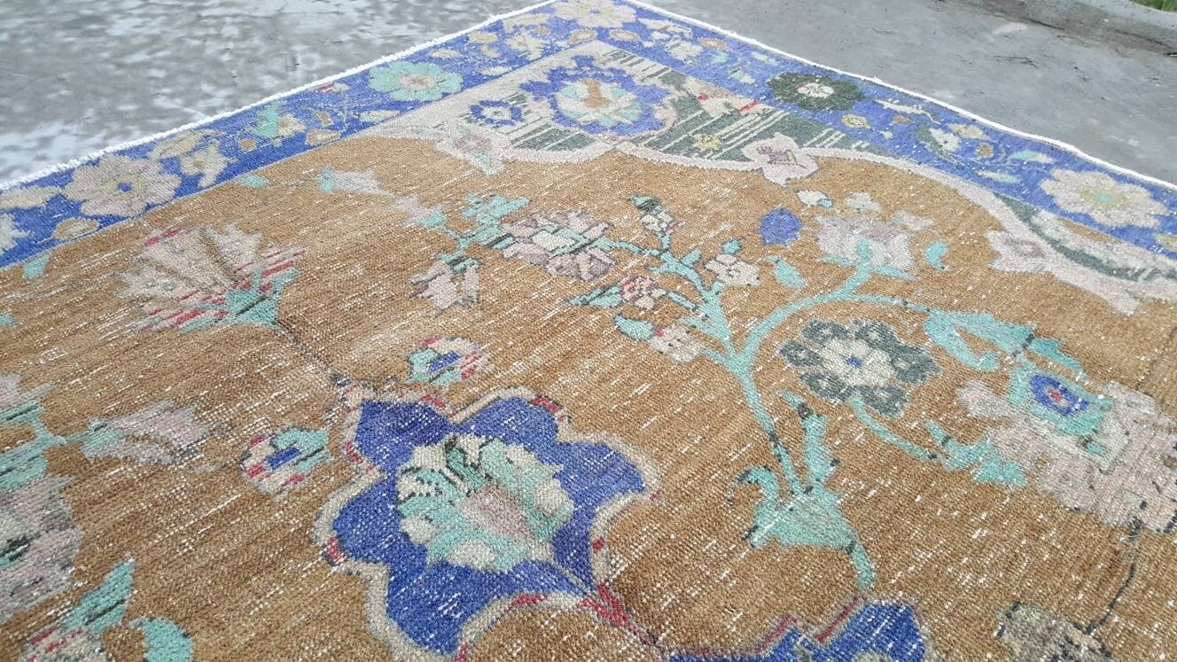 Anatolian Turkish Rug 5.8x9.8 Ft Turkish Rug Boho Rug Traditional Rug ...