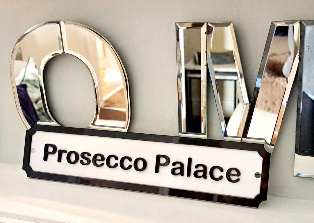 Prosecco Palace Door Sign Prosecco Palace Street Sign Home Decor ...