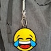 Large Laughing Crying Emoji Bag Tag. Laughing Crying Emoji Keyring ...