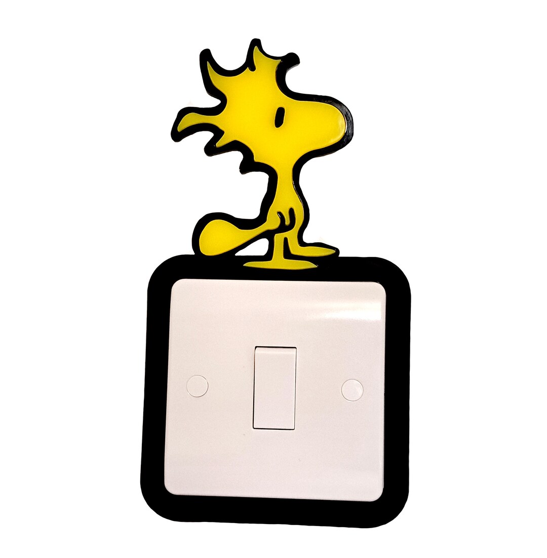 Peanuts Light Switch Surround - Finger Plate. Snoopy Decor,finger Plate ...