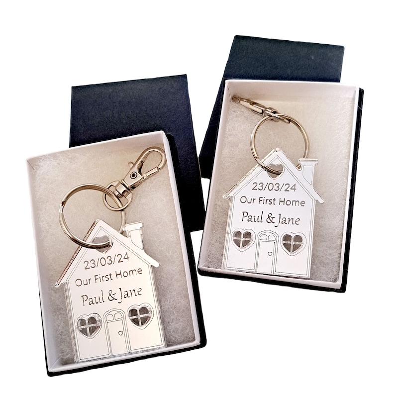 Key Ring With House - Etsy
