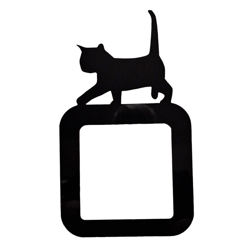 Whimsical Kitten Silhouette Light Switch Surround - Finger Plate ...