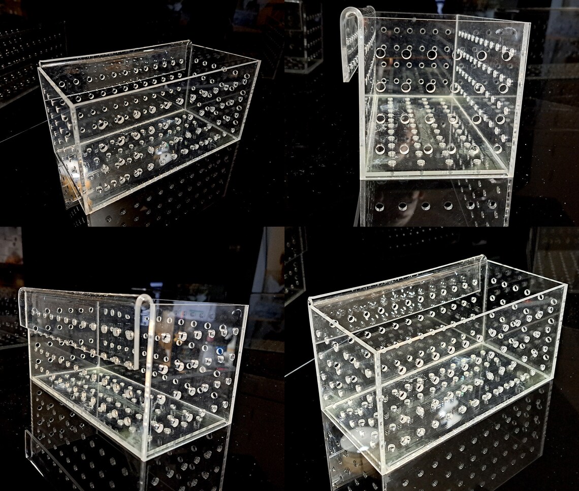 Acrylic Acclimation Tanks Isolation Breeding Box Aquarium Fish Tank ...