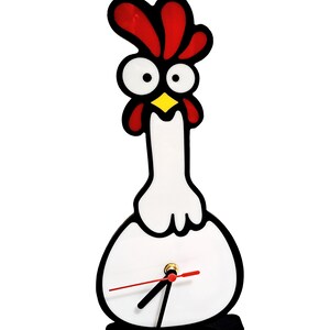 Funky Chicken Kitchen Clock – farmhouse Hen Decor & Novelty Gift - Etsy UK